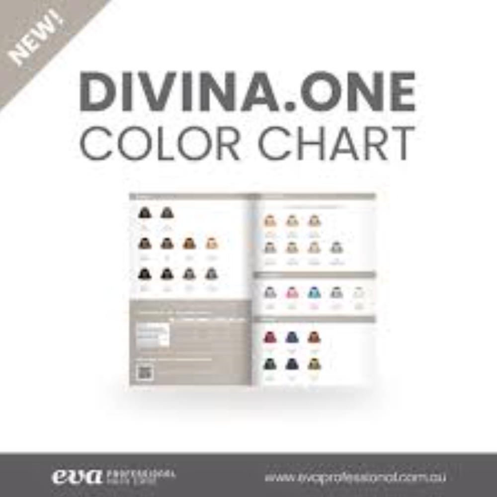 Eva | Divina One Colour Chart 112 tones